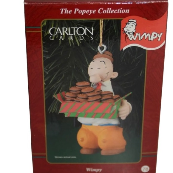 Vintage | Holiday | Vintage 998 Wimpy The Popeye Collection Ornament ...